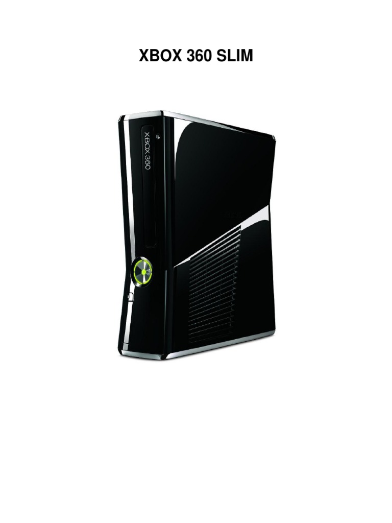 Xbox 360 Slim3 | PDF | Xbox 360 | Juegos de consolas