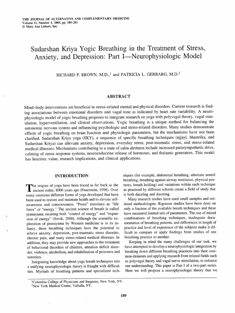 Trauma Treatment Breathwork Part I PDF | PDF