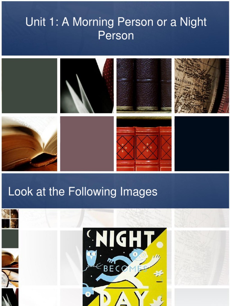 Unit 1: A Morning Person or A Night Person | PDF | Benjamin Franklin | Kite