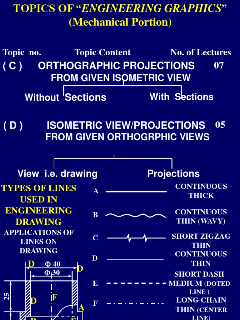 Isometric-to-Ortho Graphics-Engineering (Engineering Graphics) | PDF ...