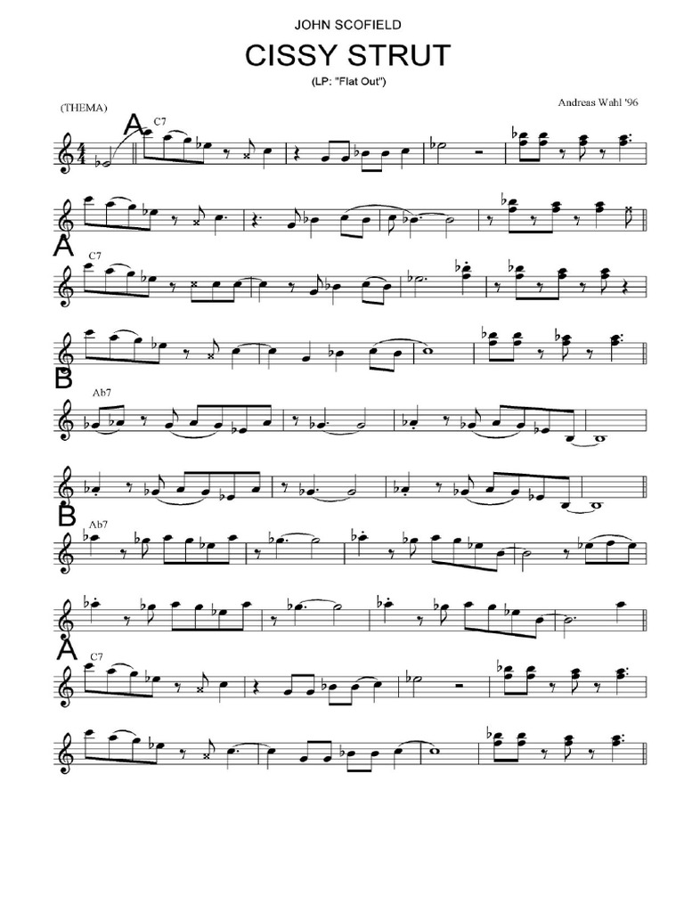 Cissy Strut | PDF