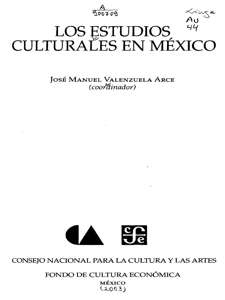 Los Estudios Culturales en México: (Coorñinador) | PDF | Estudios ...