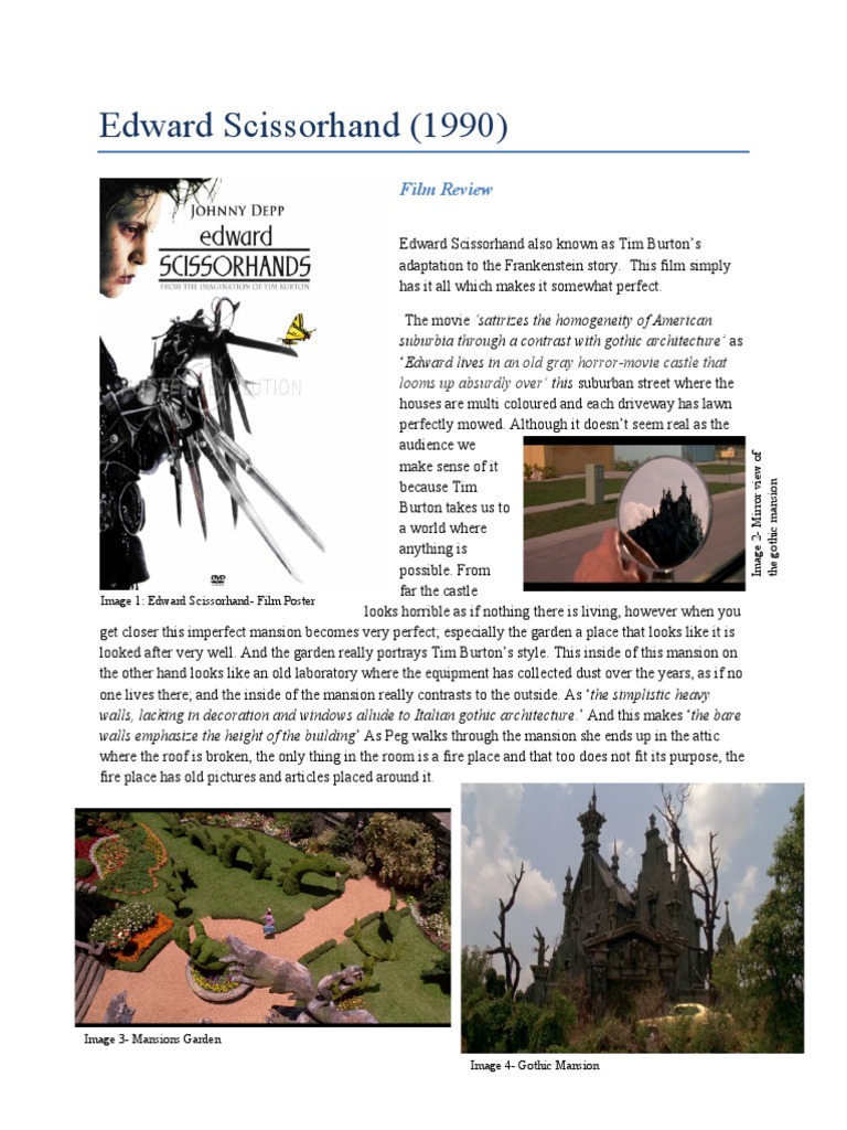 Edward Scissorhand PDF | PDF | Leisure