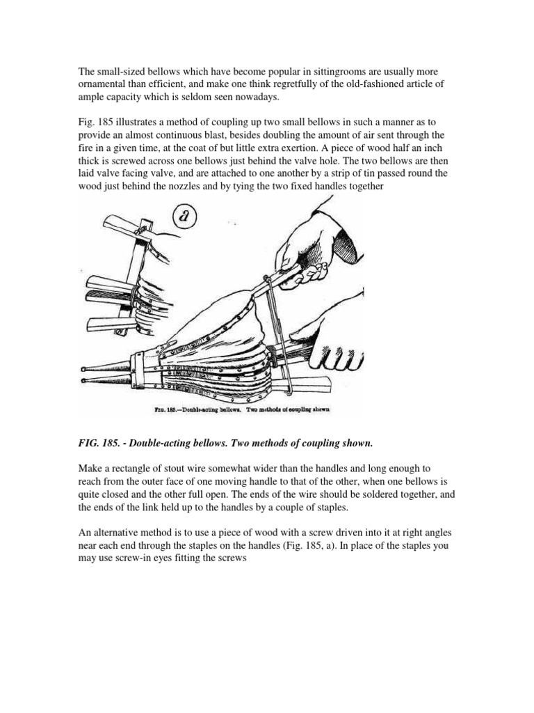 Double-Acting Bellows Setup Guide | PDF | Home & Garden | Art