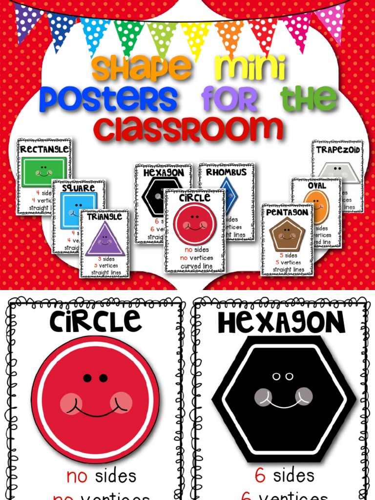 Classroom Shape Mini Posters | PDF | Art | Self-Improvement