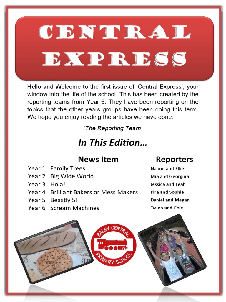 Central Express News - Issue 1 | PDF | Leisure