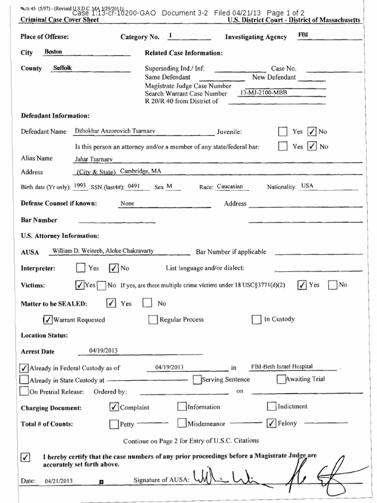 Doc 3-2; Criminal Case Cover Sheet.pdf