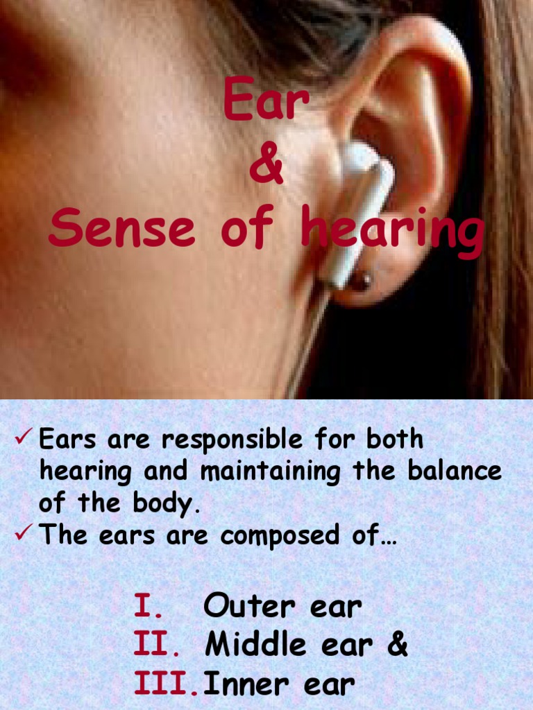 Human Ear.ppt | Ear | Hearing