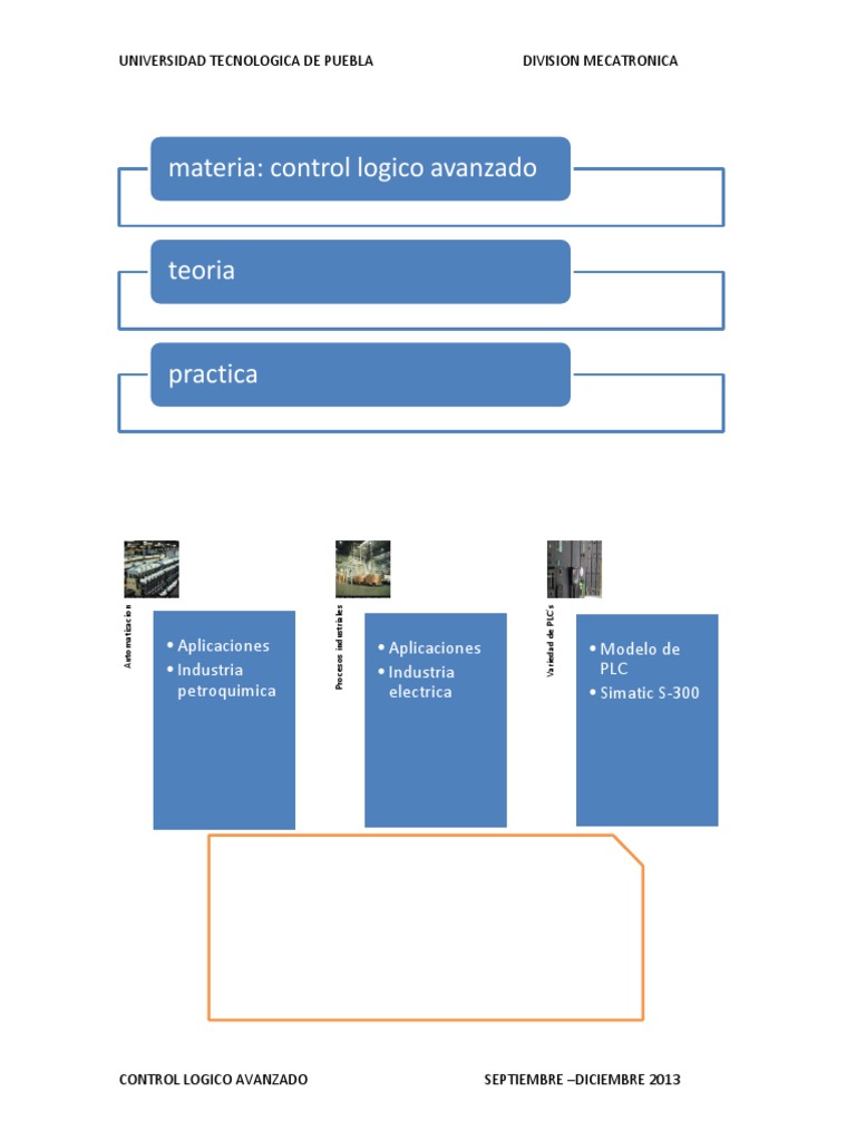 CONTROL LÓGICO AVANZADO Apuntes | PDF | Controlador lógico programable ...