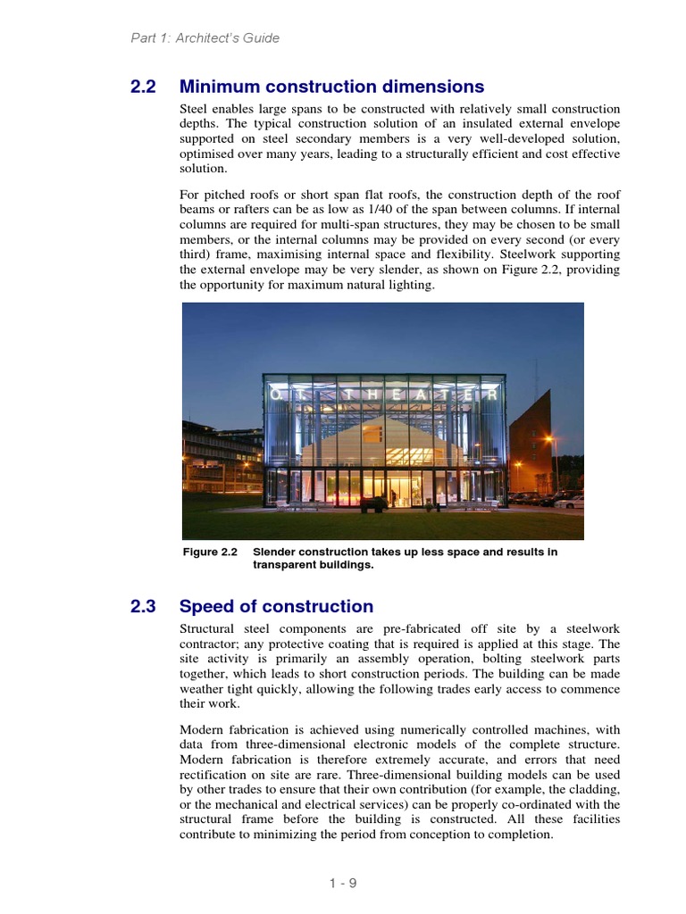 Architect's Guide to Steel Construction | PDF
