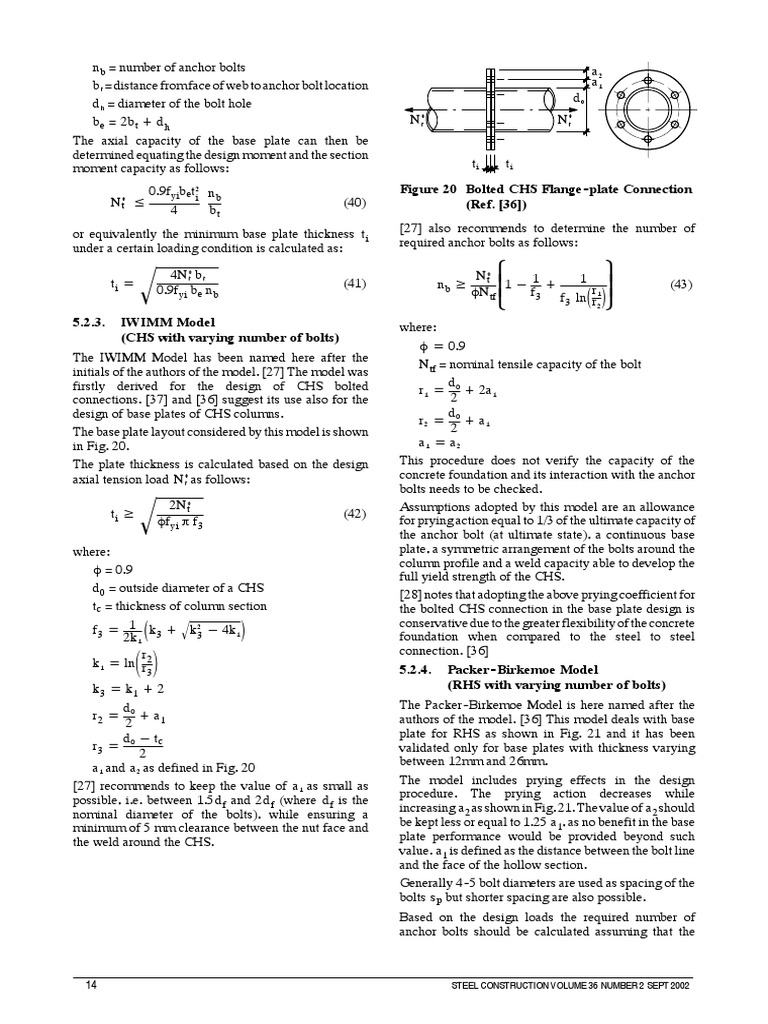 Pinned Base Plates 18 | PDF | Screw | Mechanics