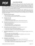 SMILE Poetry Analysis Worksheet | PDF | Poetry | Rhyme
