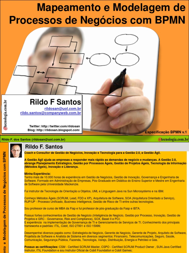 Mapeamento e Modelagem de Processos de Negócio Com BPMN | PDF | Linguagem de modelagem unificada ...