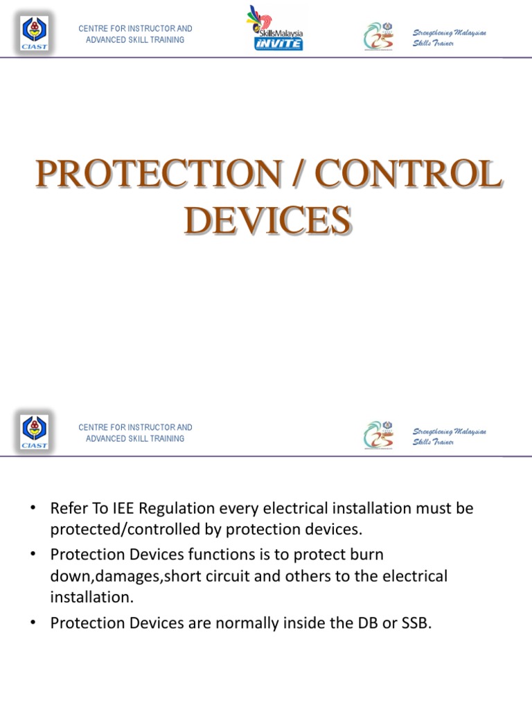 Control Devices | PDF | Fuse (Electrical) | Electric Current