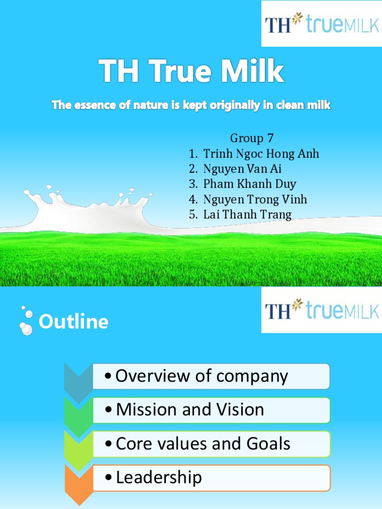 TH True Milk | PDF | Vietnam | Milk