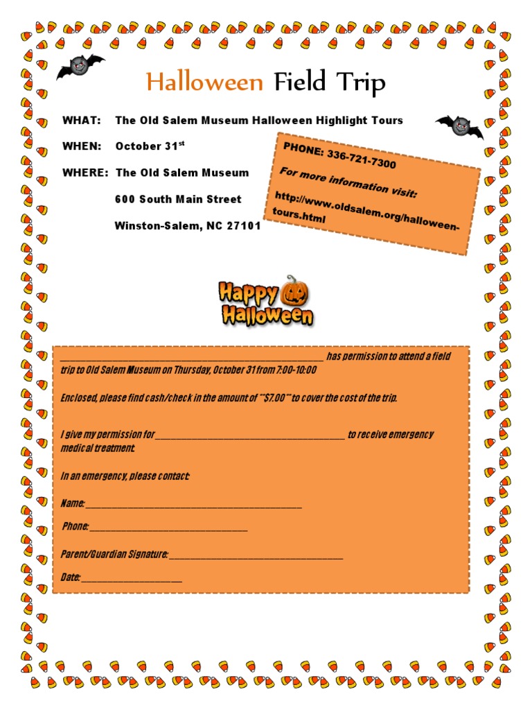 Old Salem Halloween Tours Info | PDF | Social Science