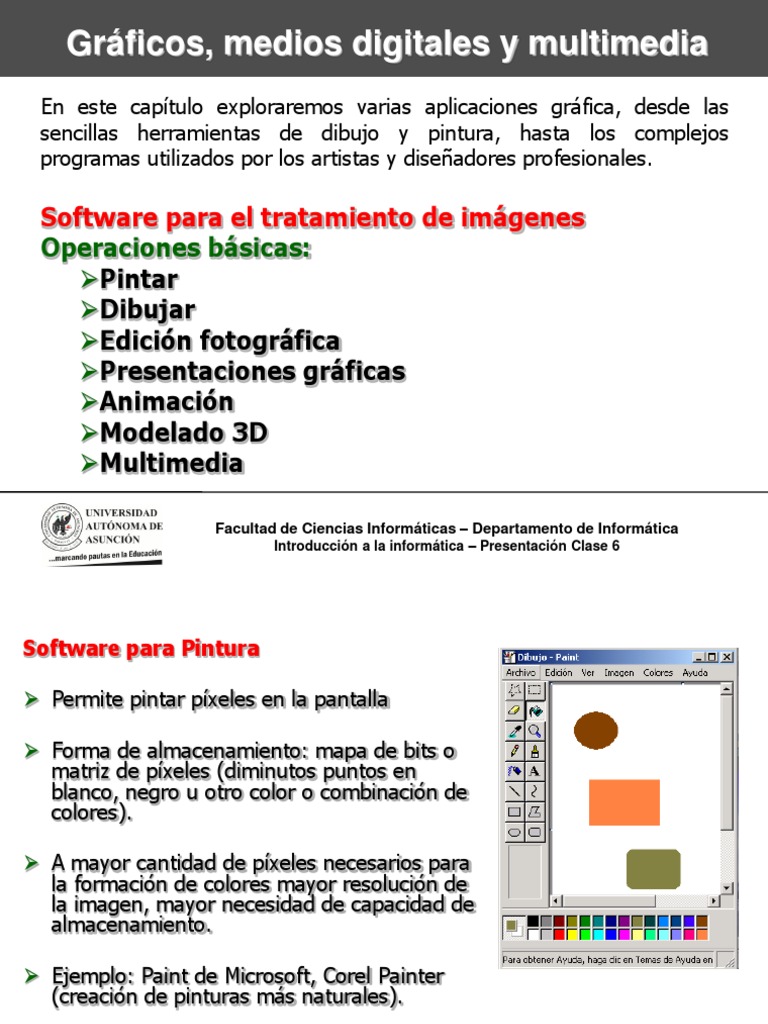 Capitulo 6 Graficos Medios Digitales y Multimedia UAA | PDF | Píxel ...