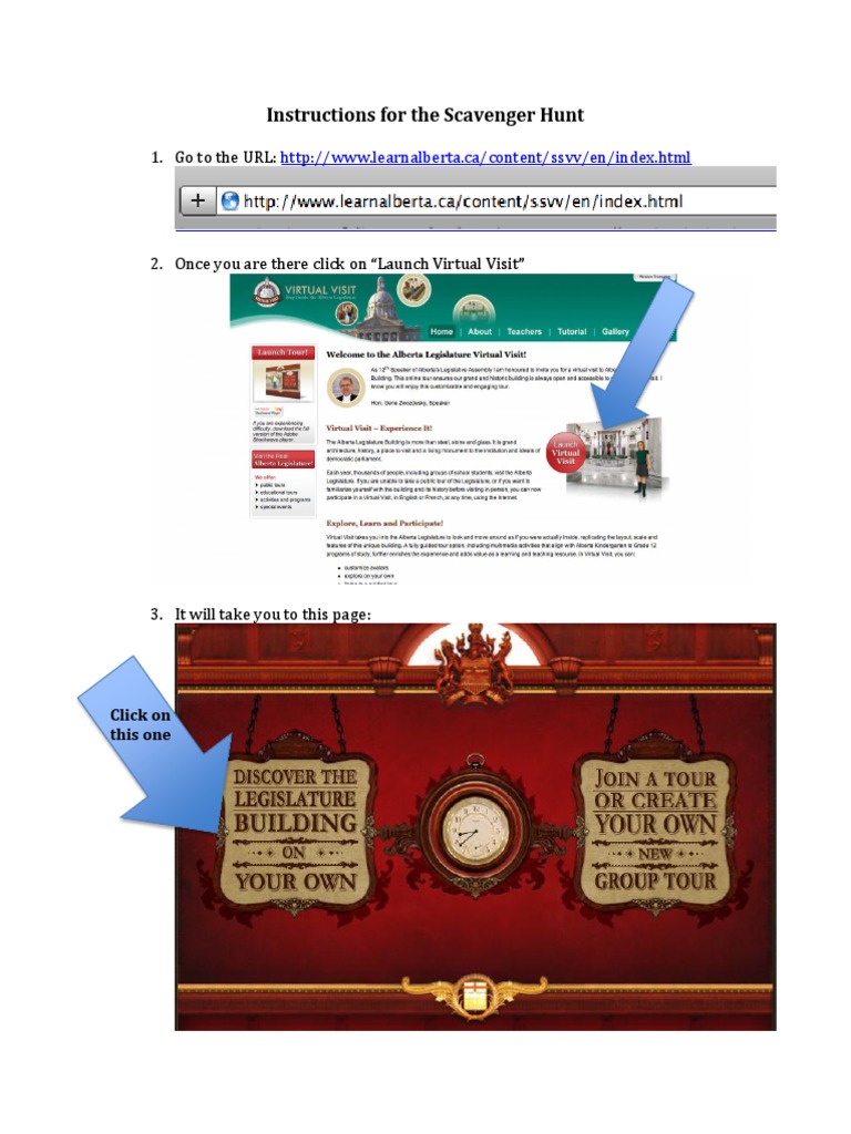 Scavenger Hunt Instructions Guide | PDF