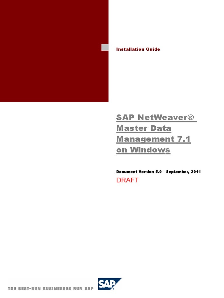 MDM7.1SP08 InstallationGuideWindows | PDF | Superuser | Oracle Database