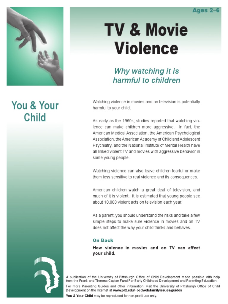 TV and Movie Violence | PDF | Aggression | Violence