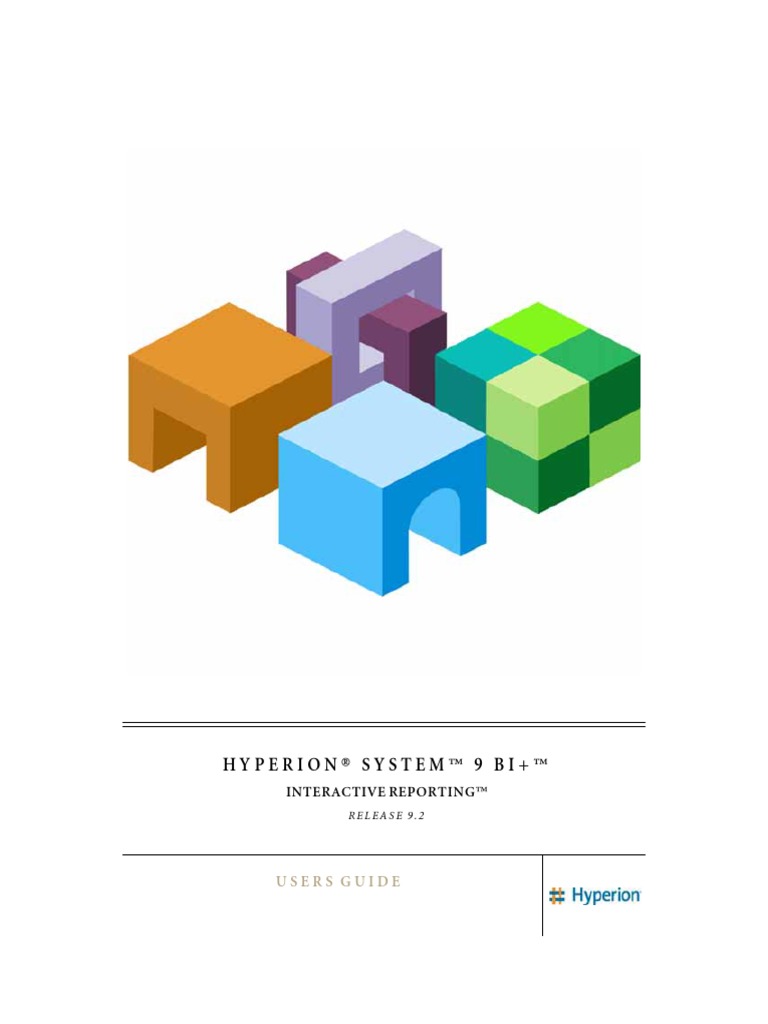 HYperion - Interactive Designer Guide | PDF | Databases | Data ...