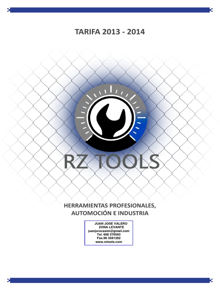 RZ Tools Catalogo (NN) | PDF | Diodo emisor de luz | Herramientas