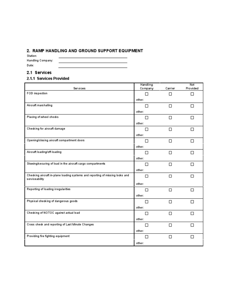 AHM060 2 Ramp Handling PDF | PDF | Aviation | Industries