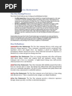 LQA Standards for Hospitality 2023-2025 | PDF | Restaurants | Menu