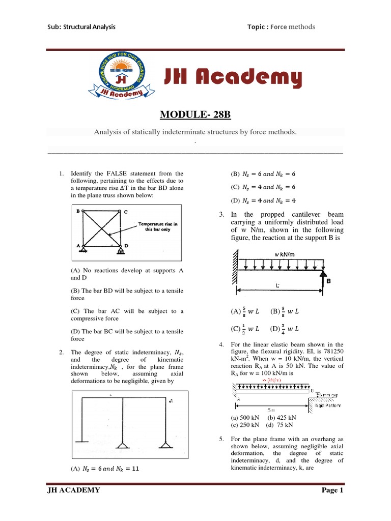 28B | PDF | Beam (Structure) | Structural Analysis