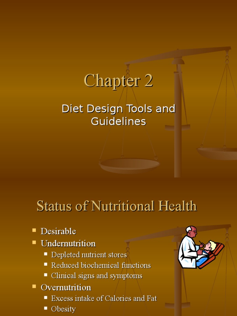Diet Design Tools and Guidelines | PDF | Calorie | Nutrients