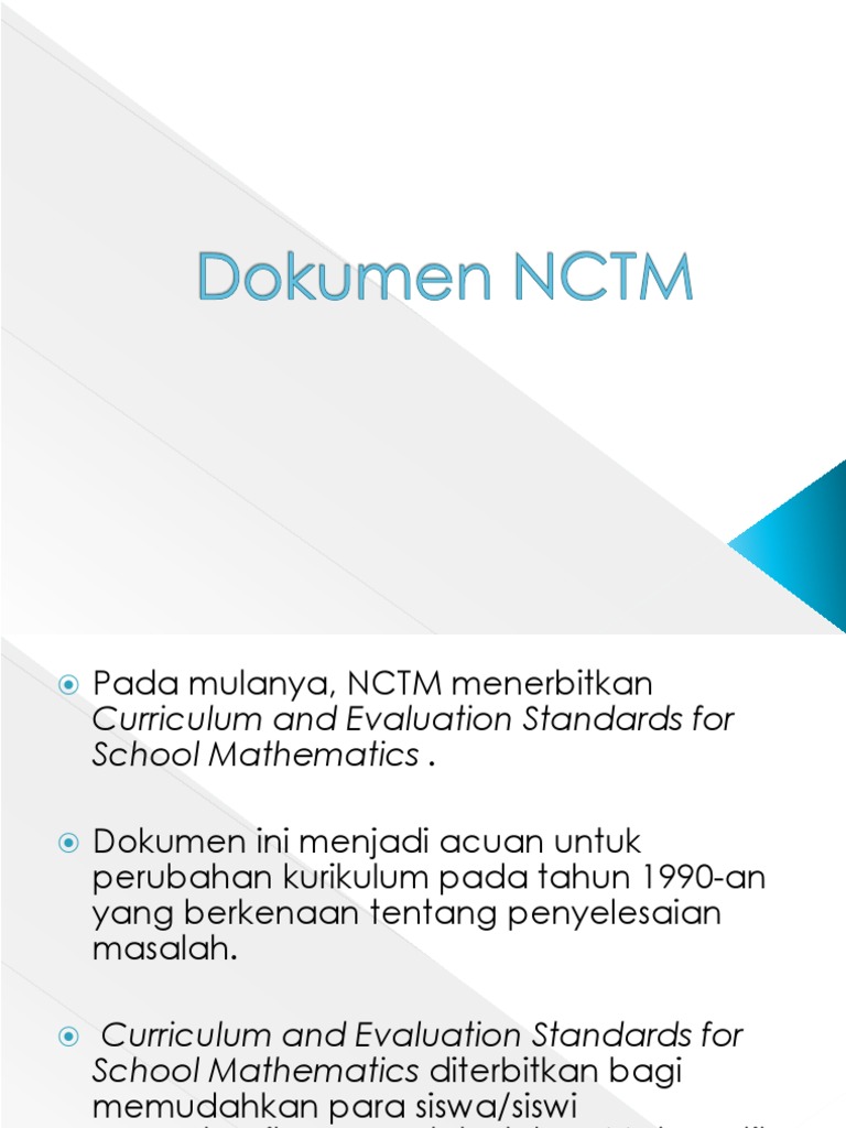 Dokumen NCTM | PDF