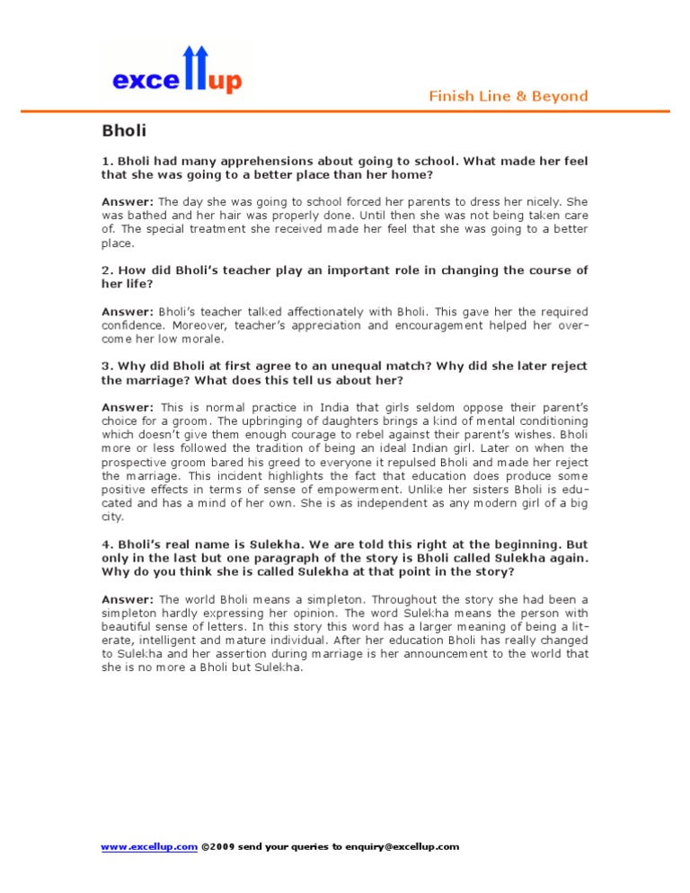 10 English Bholi | PDF | Marriage