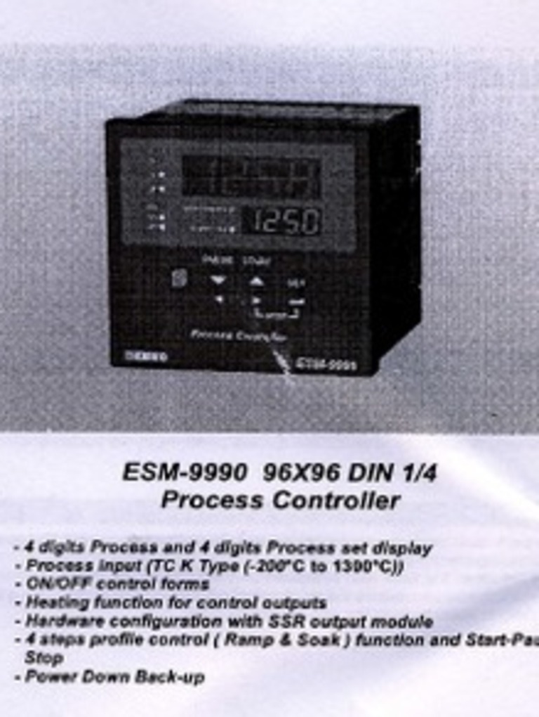 Manual EMKO ESM - 9990 | PDF | Fuse (Electrical) | Thermocouple
