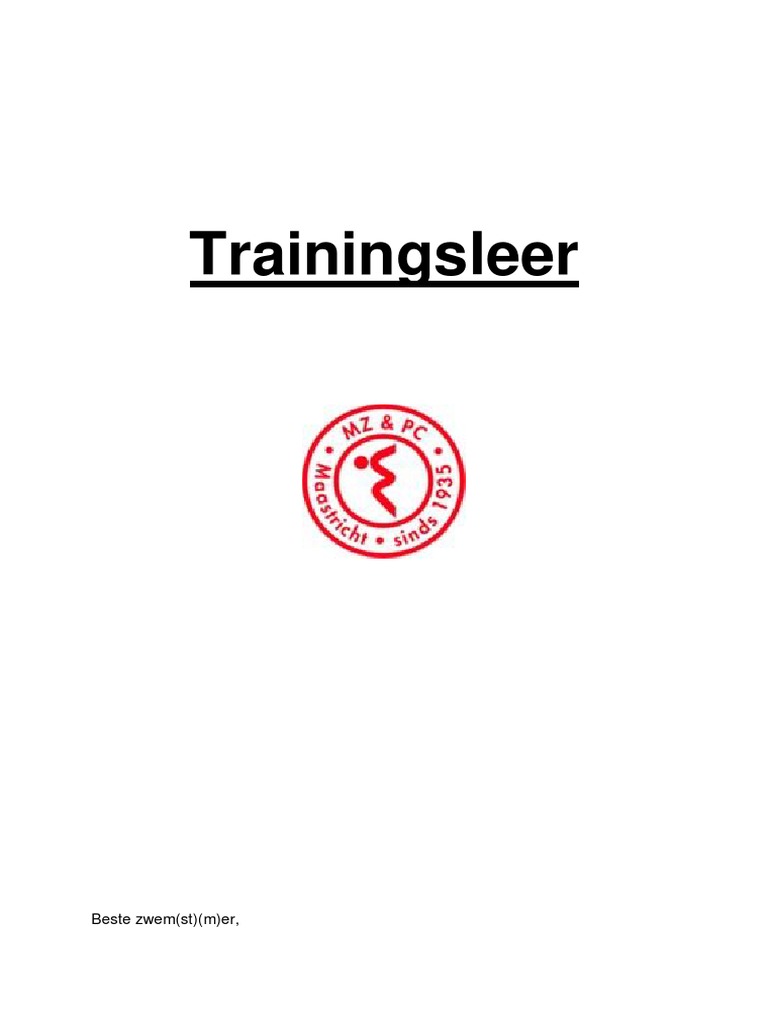 Trainingsleer PDF | PDF