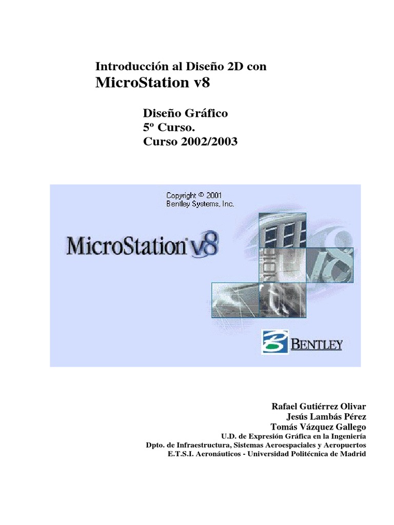MicroStation v8 | PDF | Ventana (informática) | Biblioteca (informática)