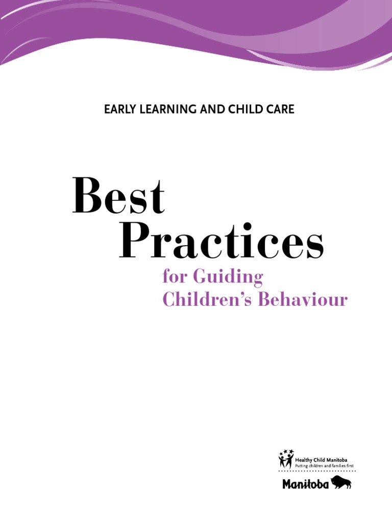 Best Practices For Guiding Childrens Behaviour Pdf Toys Child Care