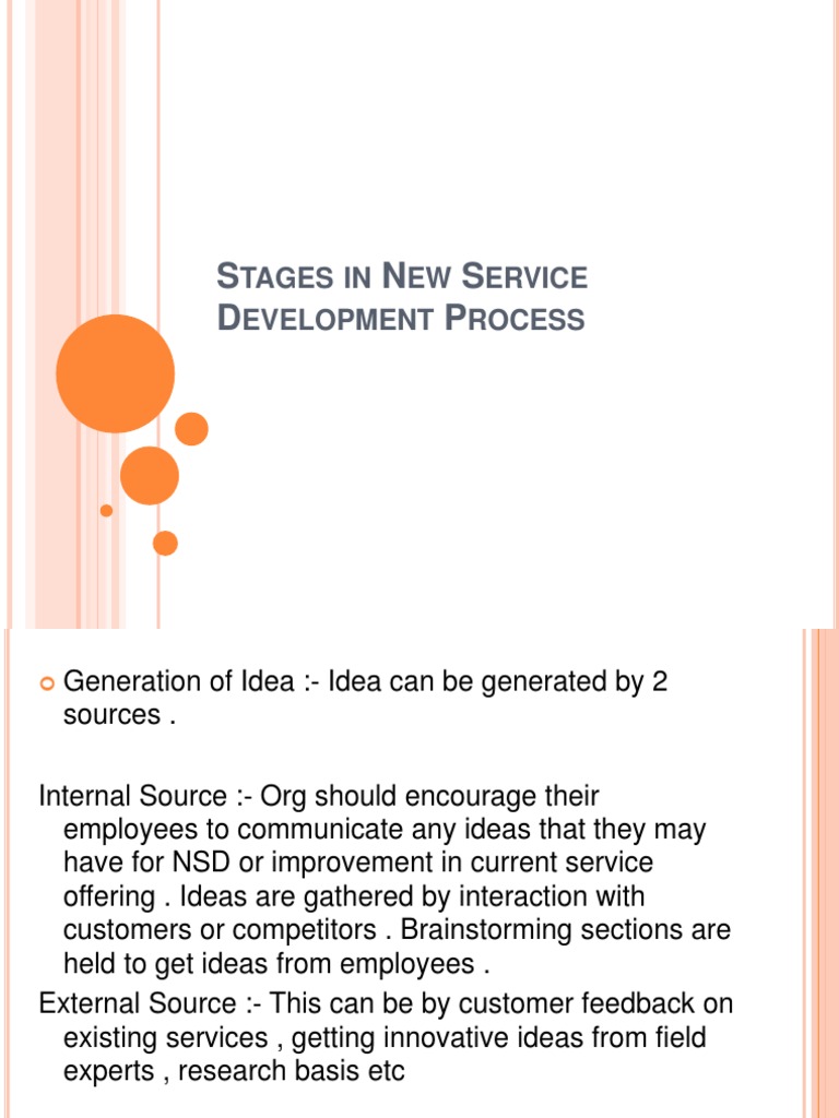 New Service Development Stages | PDF | Career & Growth