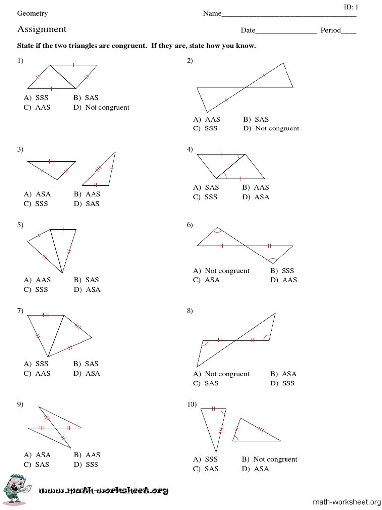 Congruent Triangles-Proving-Triangles-Congruent-Easy | PDF | Elementary ...