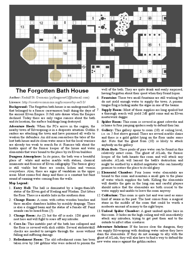 Radulf St. Germain - The Forgotten Bath House | PDF