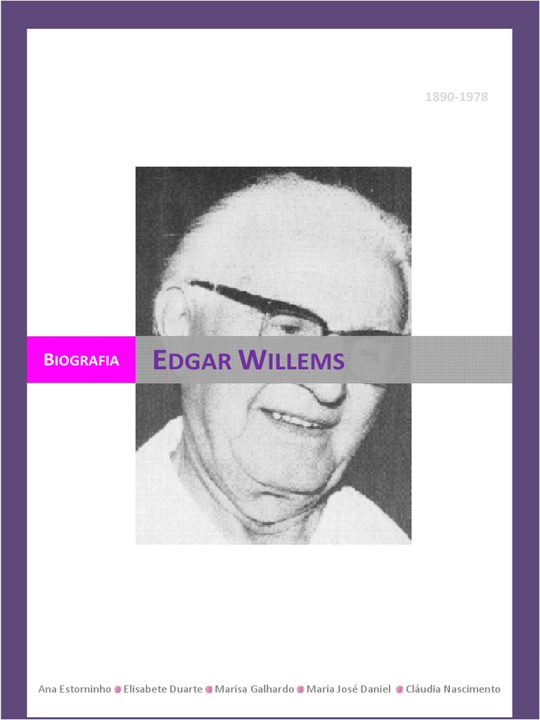 Edgar Willems Biografia e Obra PDF | PDF
