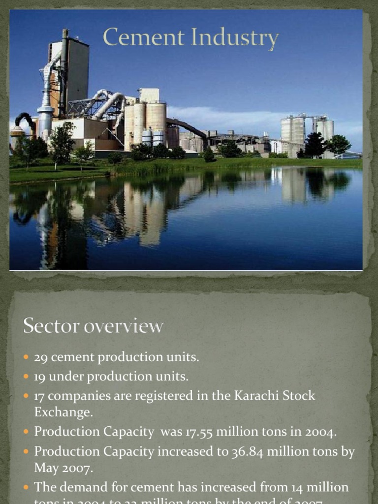 Cement Industry | PDF | Cement | Value Added Tax