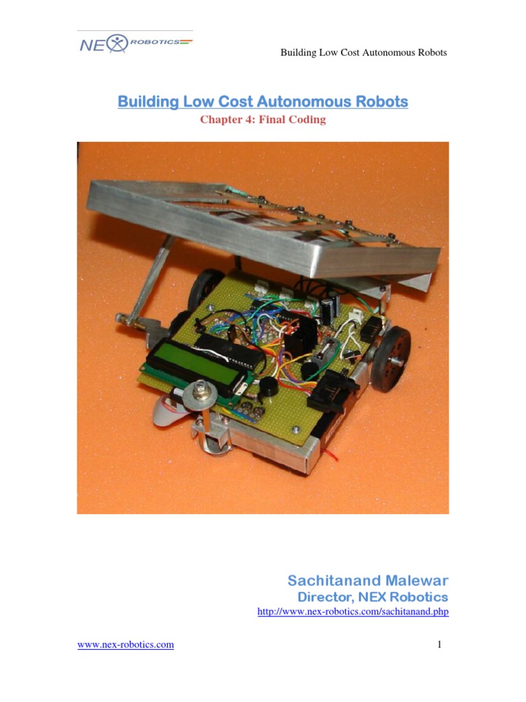 Building Low Cost Autonomous Robots | PDF | Analog To Digital Converter ...