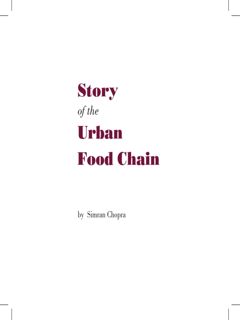 Story Urban Food Chain: of The | PDF | Consumerism | Foods