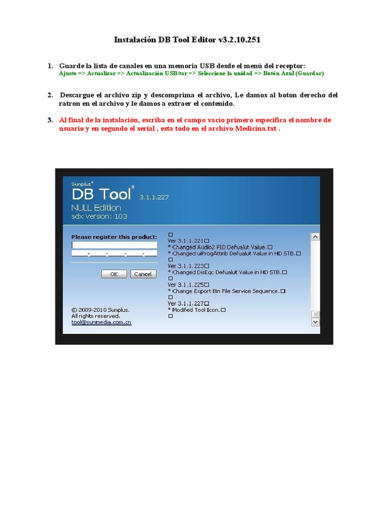Guía para Instalar DB Tool Editor 3.2.10 | PDF | Tecnología