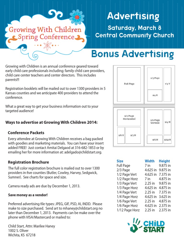 GWC 2014 Advertising Packet | PDF | Advertising | Media Manipulation