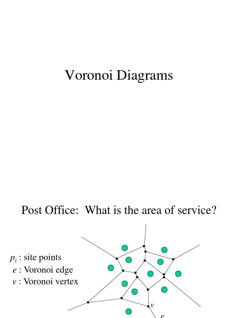 Voronoi Diagram | PDF | Algorithms And Data Structures | Geometry