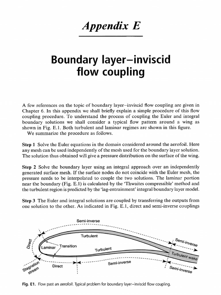 Boundary Layer-Inviscid Coupling: Appendix | PDF | Boundary Layer | Classical Mechanics