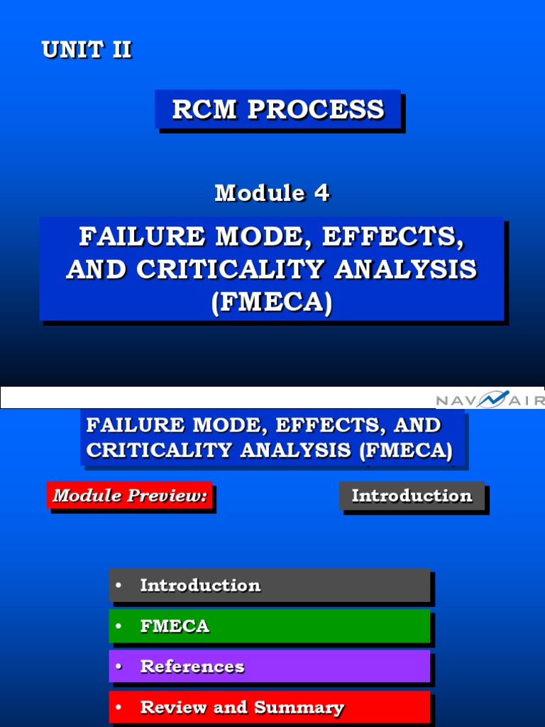 RCM Fmeca | PDF | Reliability Engineering | Systems Engineering