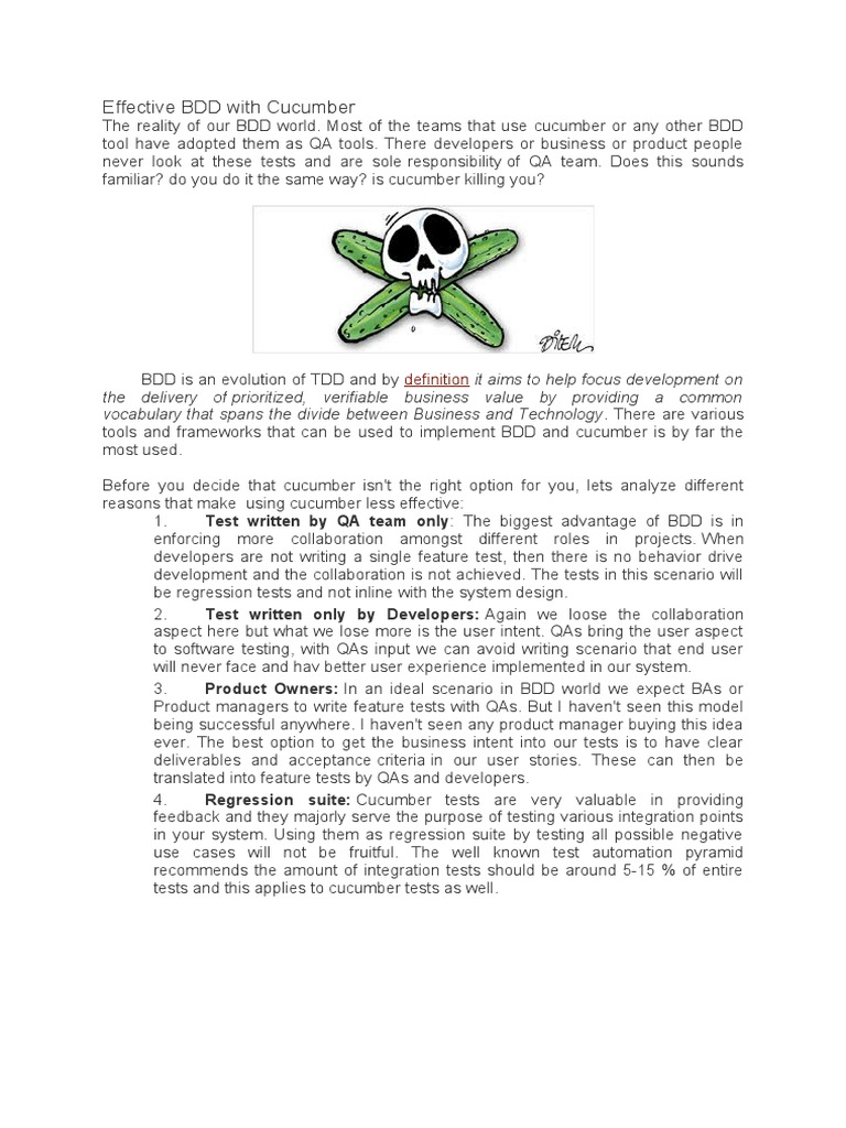 Effective BDD With Cucumber | PDF | Computer Engineering | Computing