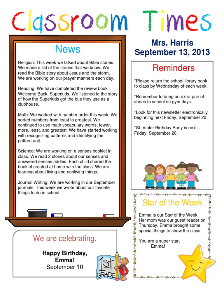 September Newsletter | PDF